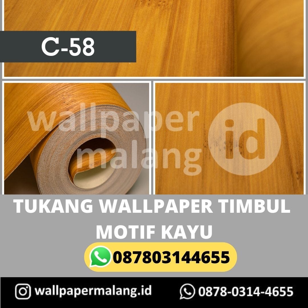TUKANG WALLPAPER TIMBUL MOTIF KAYU - wallpaper indonesia - Medium