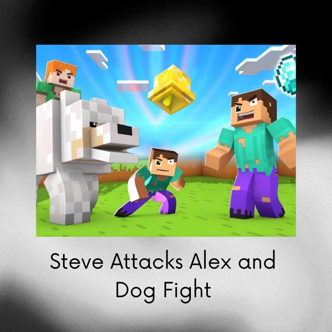 Steve Attacks Alex and Dog Fight — Alex and Steve Adventures ...