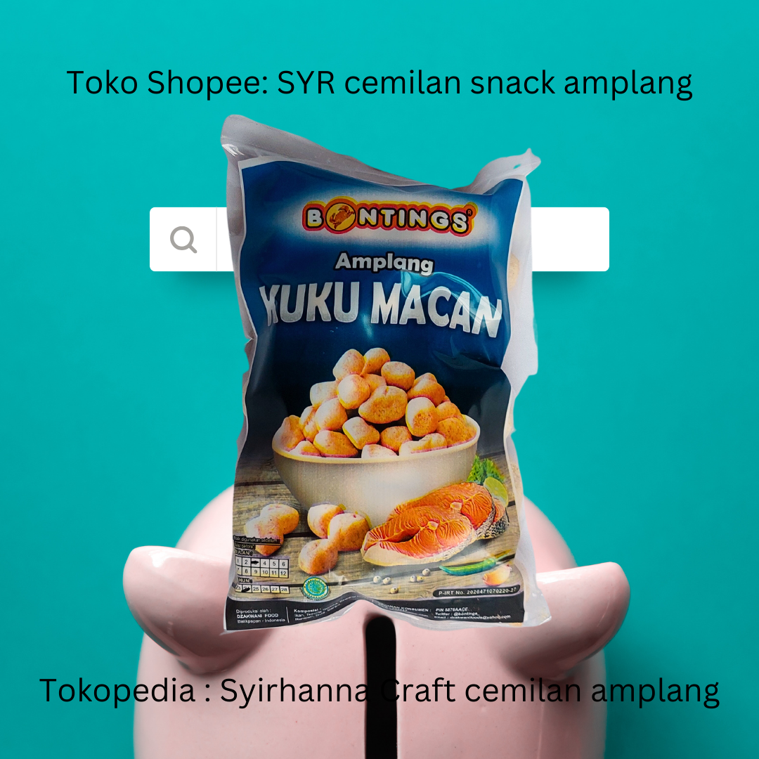 200 GRAM MAKANAN SNACK TINGGI PROTEIN AMPLANG ORIGINAL VARIAN KUKU ...