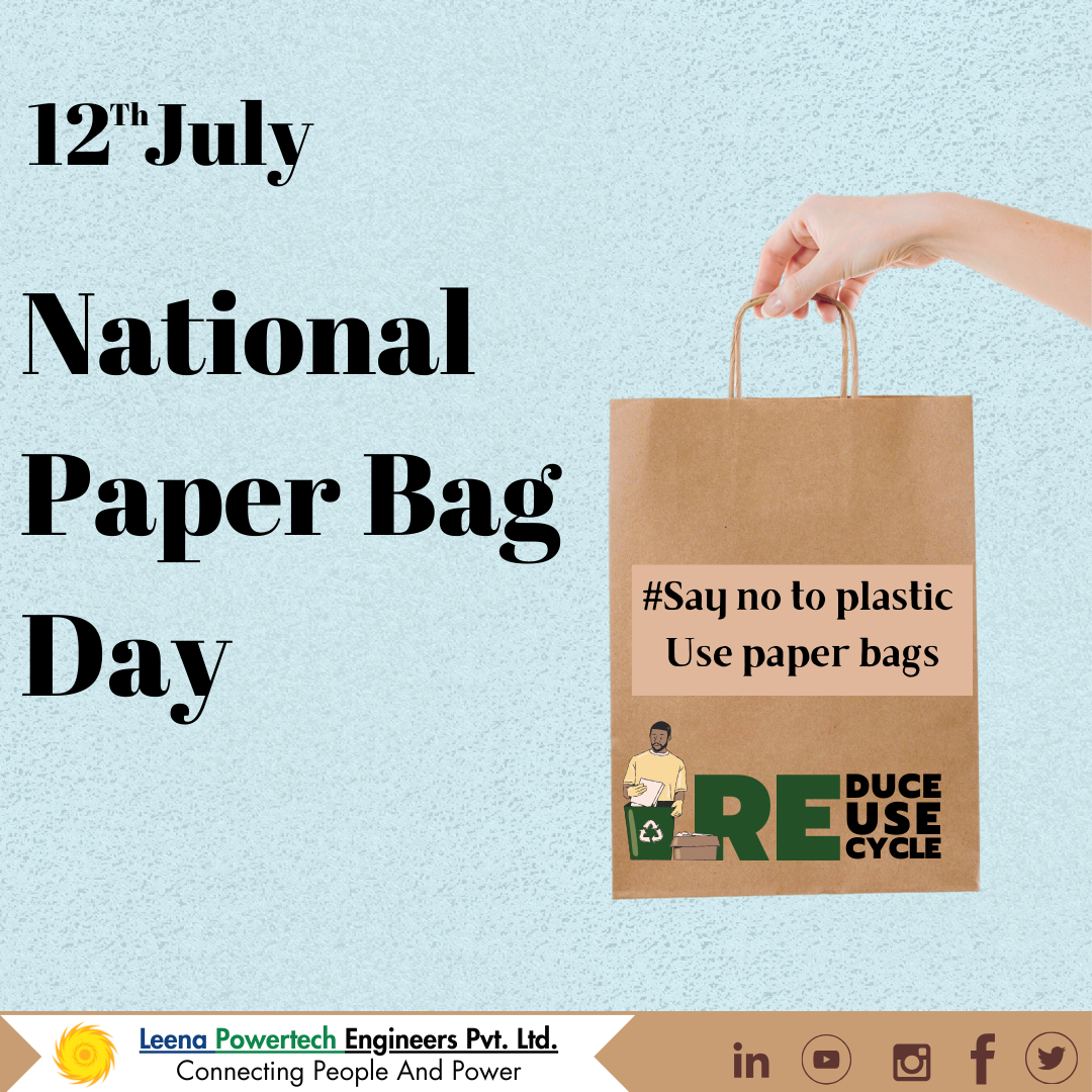 #National Paper Bag DayNational Paper Bag Day - Leena Powertech - Medium