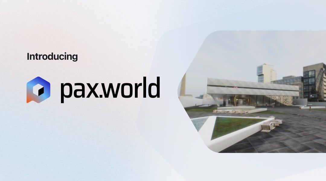 Introducing pax.world, an open metaverse for all | by pax.world | Medium