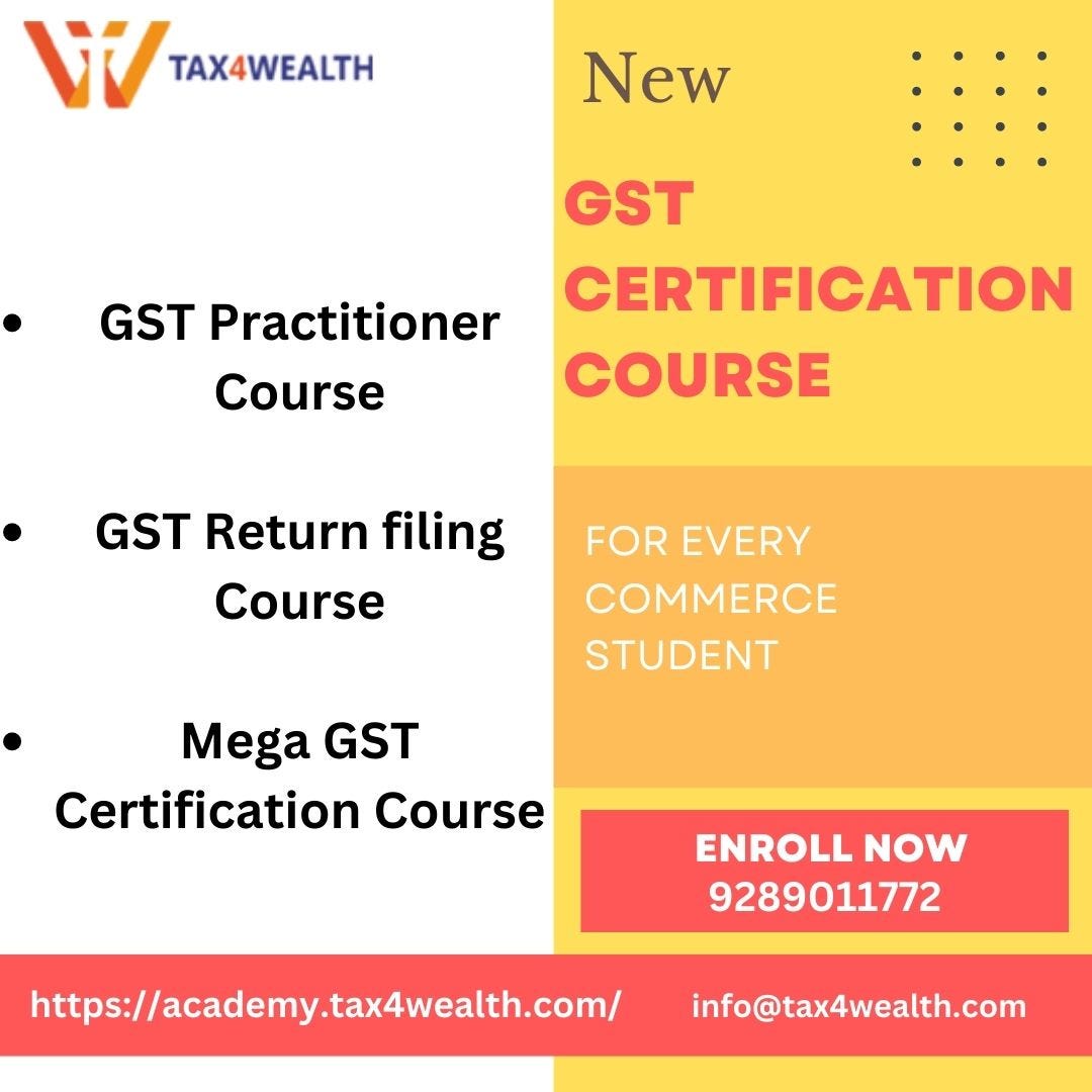 Get top GST Courses by enrolling for GST Certification Courses ...