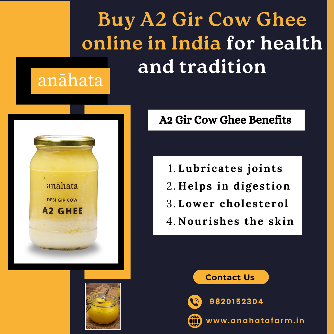 Buy best A2 Gir Cow Ghee online in India for health and tradition ...