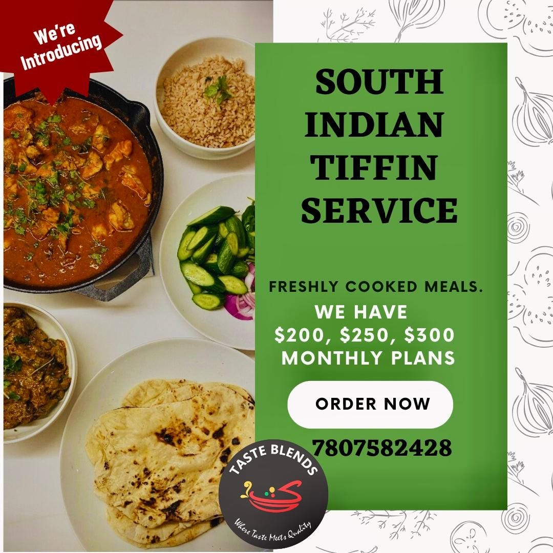Delight Your Taste Buds: The Best South Indian Tiffin Service Options ...
