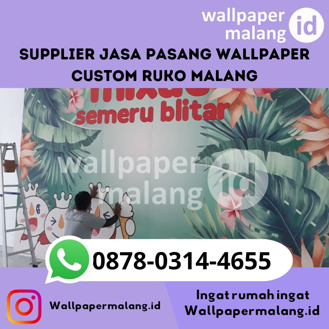 Supplier jasa pasang wallpaper custom ruko malang | by ...