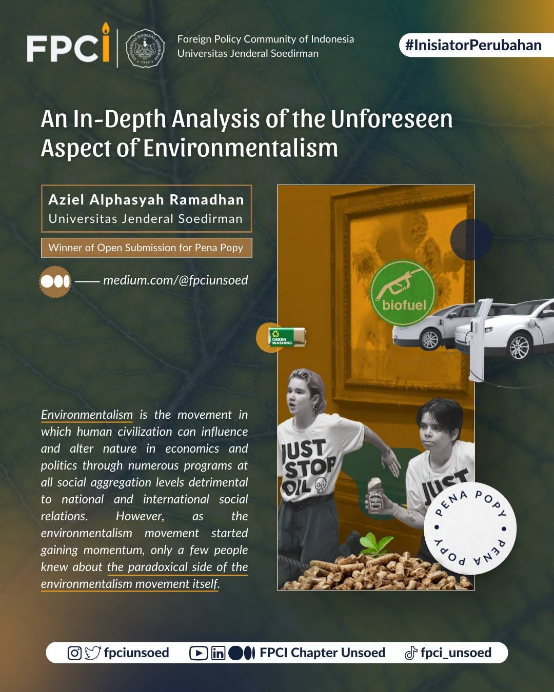 Winner of Open Submission for Pena Popy: An In-depth Analysis of the Unforeseen Aspect of ...