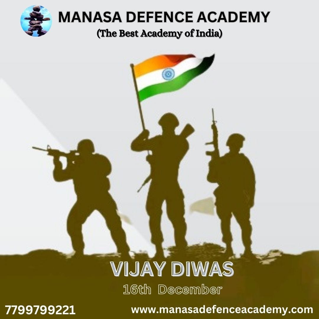 Vijay Diwas 16th December #indian #treanding #viral#vijaydiwas - manasadefenceacademy - Medium