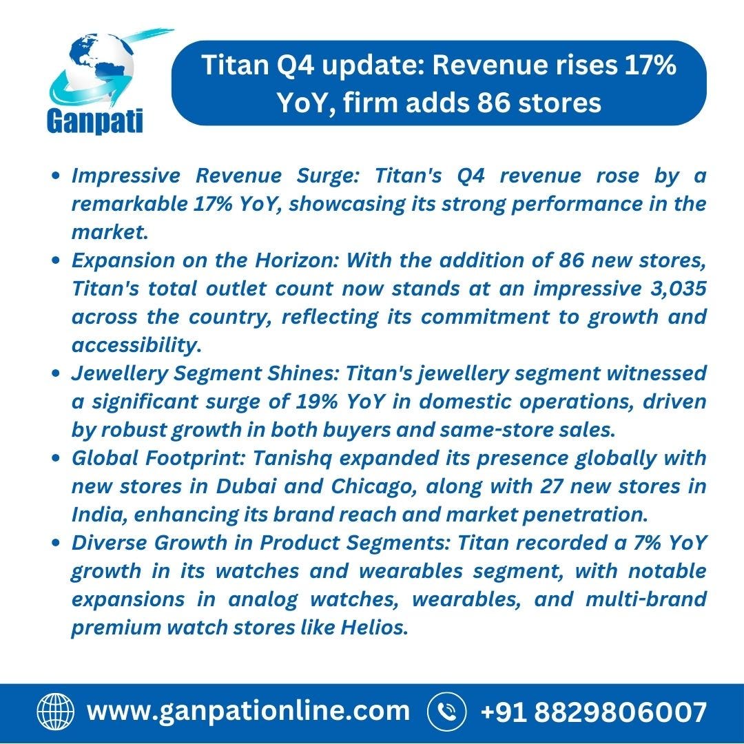 Exciting Update from Titan!. Impressive Revenue Surge: Titan’s Q4… | by ...