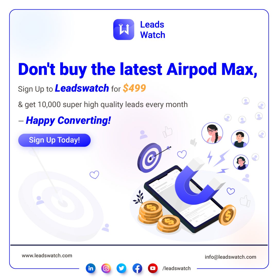 Don’t buy the latest Airpod Max : LeadsWatch - Leads Watch - Medium