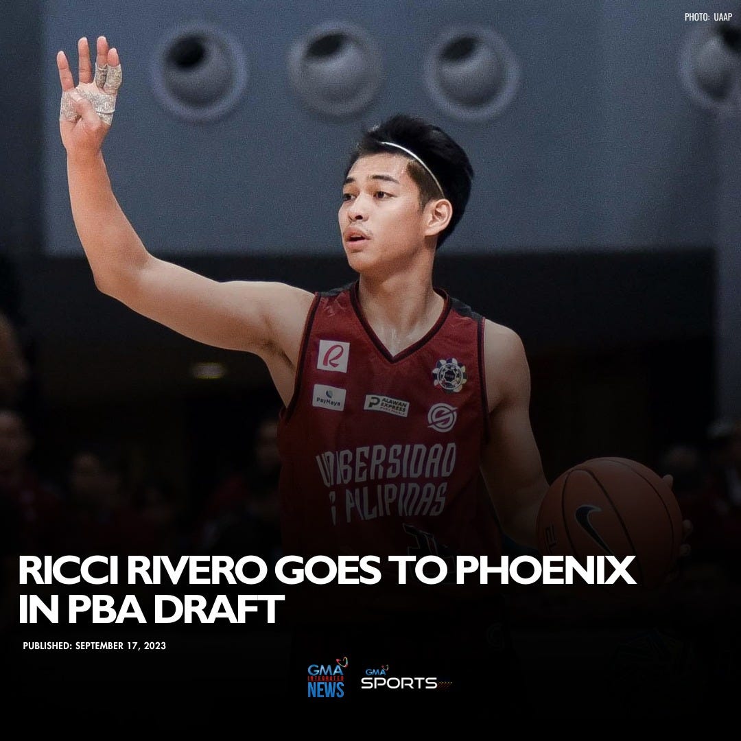 Ricci Rivero Set to Make PBA Debut with Phoenix Super LPG Fuel Masters ...