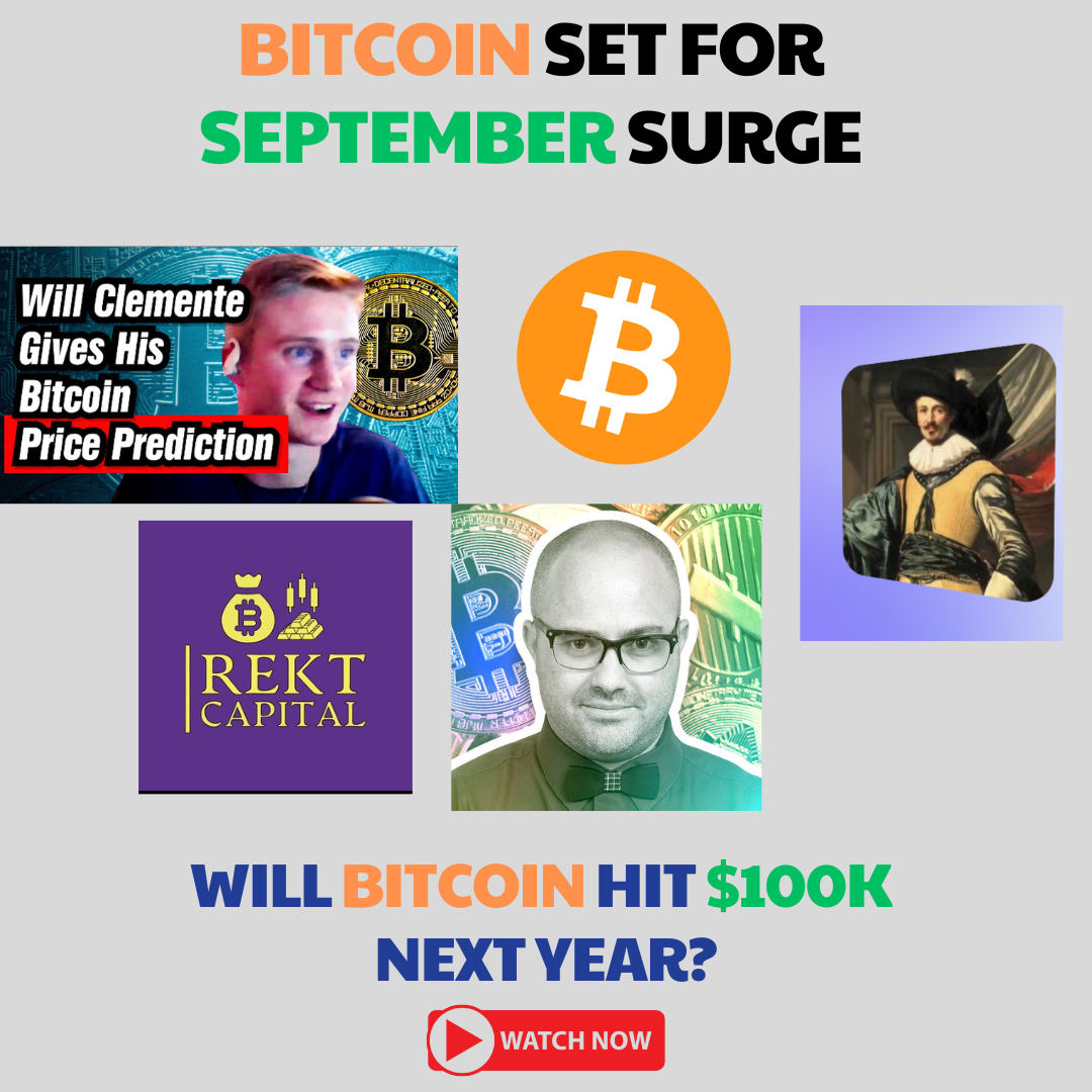Bitcoin Set for September Surge | $100K Milestone Now Expected in 2025 ...