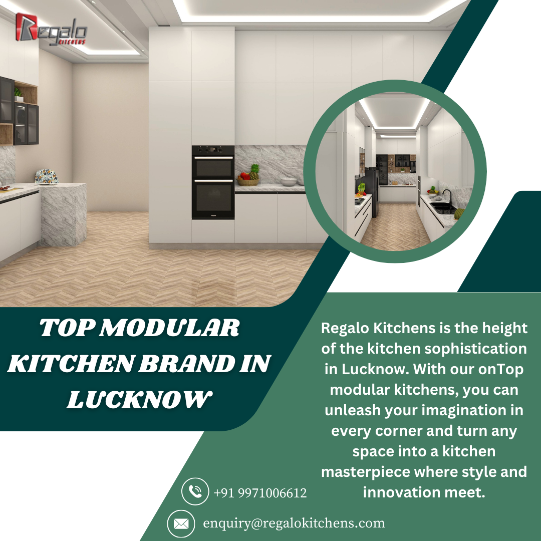 Top Modular Kitchen Brand In Lucknow - Regalokichens - Medium