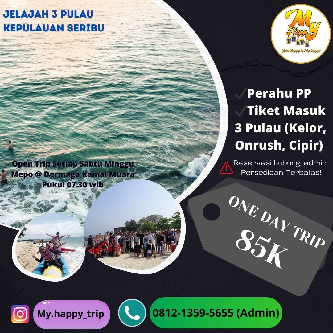 wisata pulau seribu one day trip MY HAPPY TRIP PALING DICARI ...