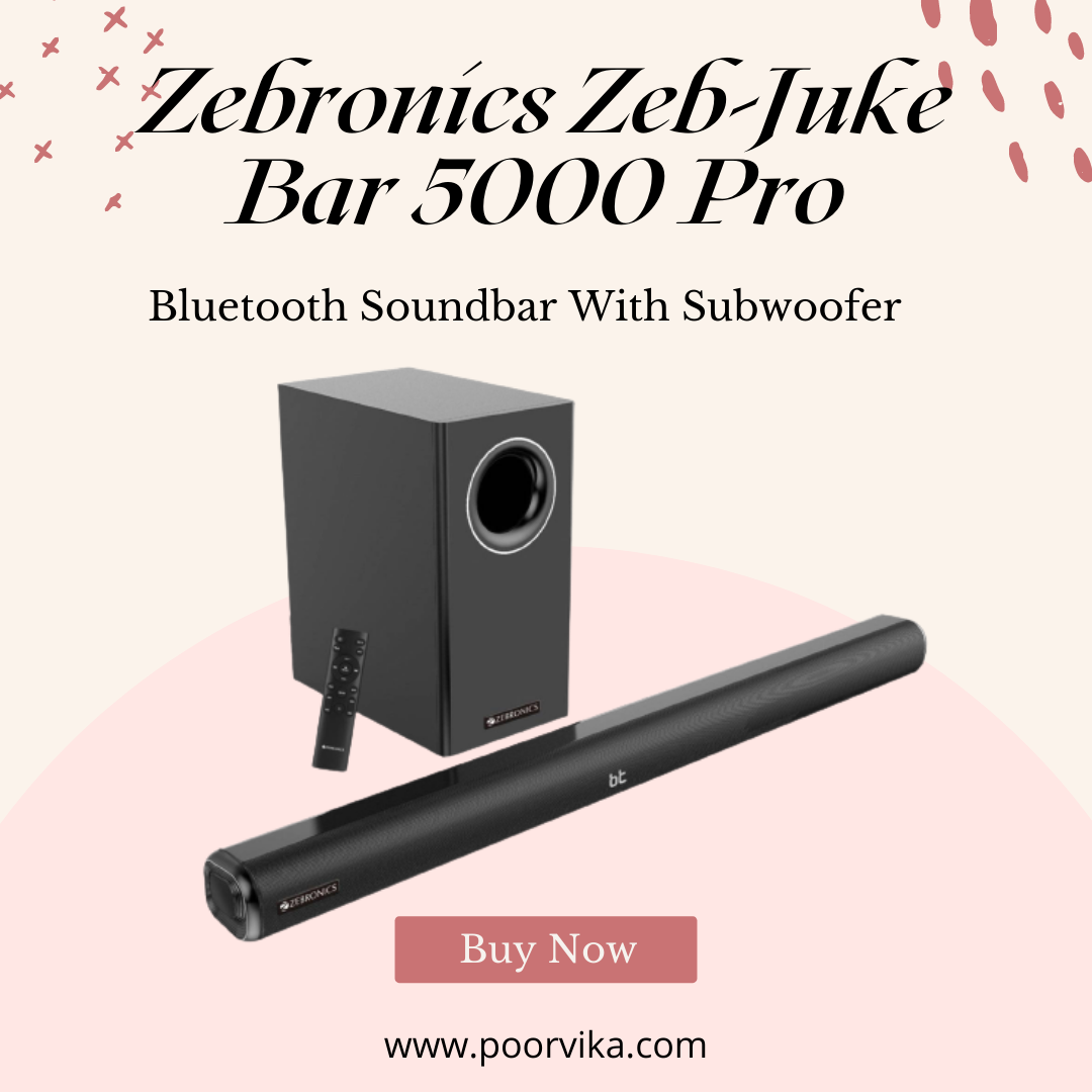 Zebronics Zeb-Juke Bar 5000 Pro Bluetooth Soundbar With Subwoofer (Black) | by Jananik | Medium