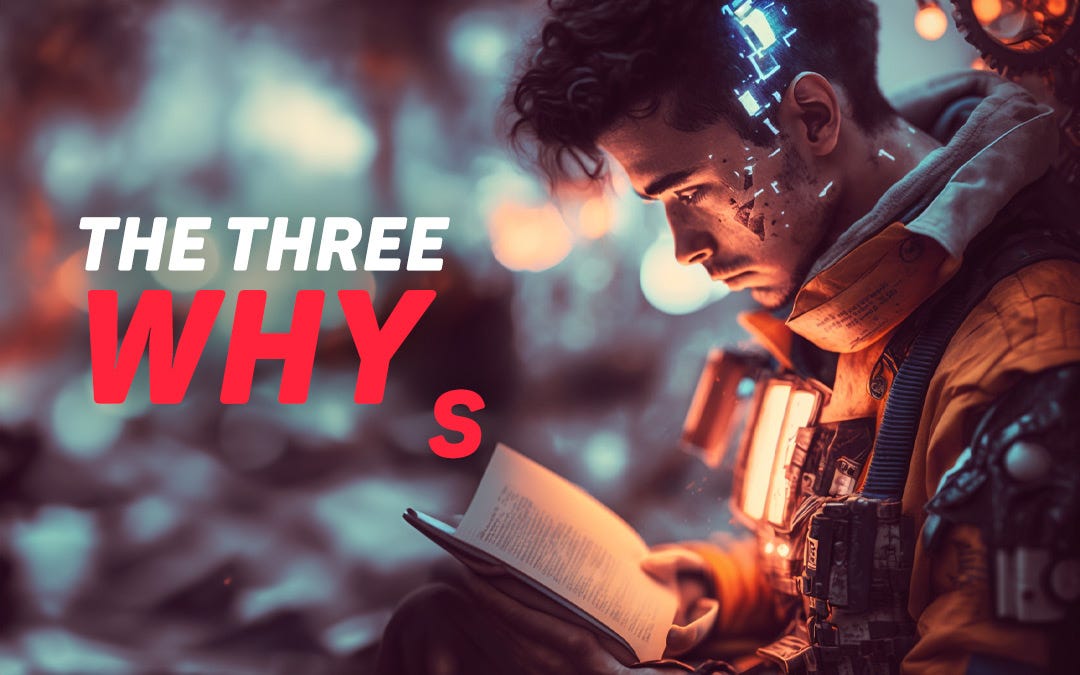 Marketing 101: The Three Whys. Got a headache from all that fancy… | by ...