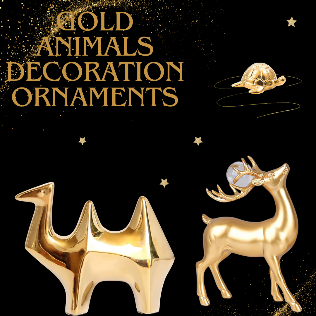 Gold Animals Decoration Ornaments | by Roomzy | Jan, 2024 | Medium