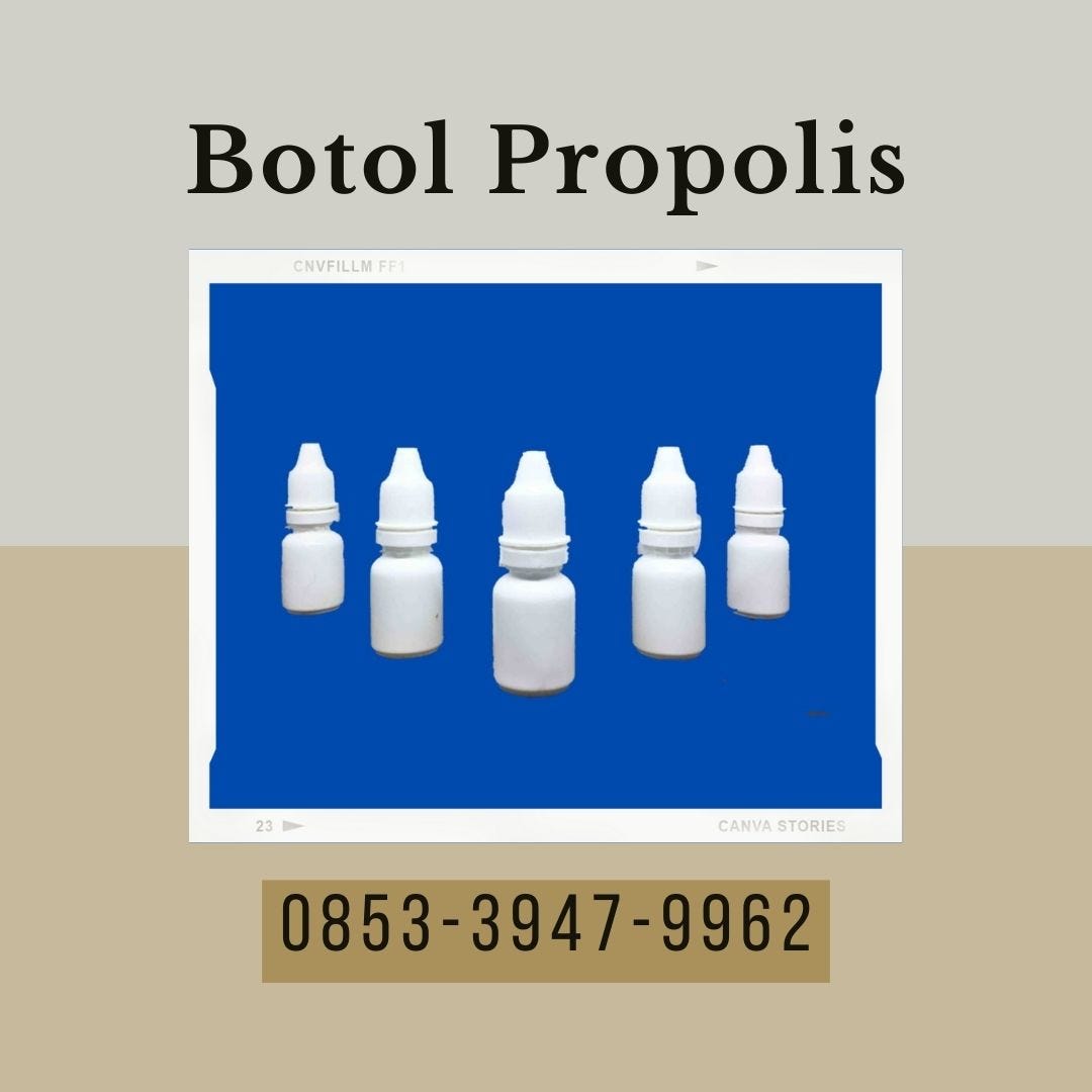 SEDANG PROMO! 0853–3947–9962, AGEN Botol Propolis 30ml Segel Pegandon ...