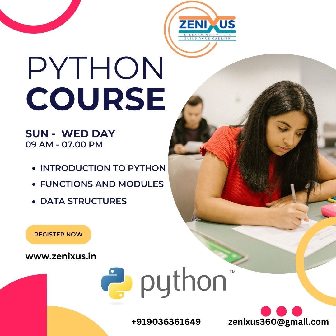 Python Courses - Zenixus E-Learning - Medium