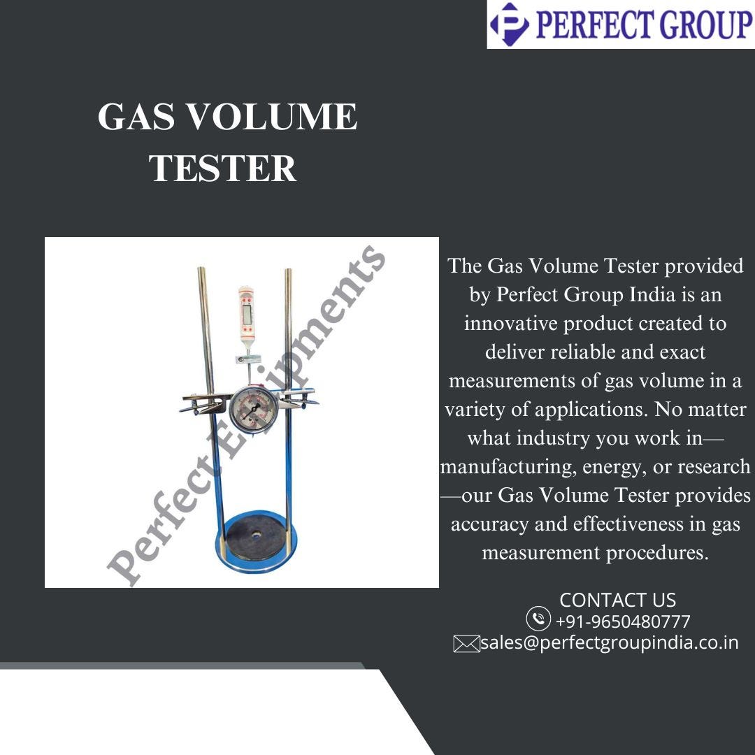 Gas volume tester | Perfect Group India - itnseo62 - Medium
