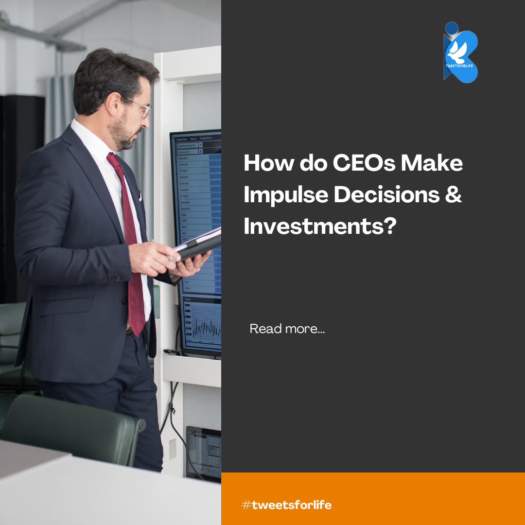 How do CEOs Make Impulse Decisions & Investments? | by 🔴 Tamal Roy 💚 ...
