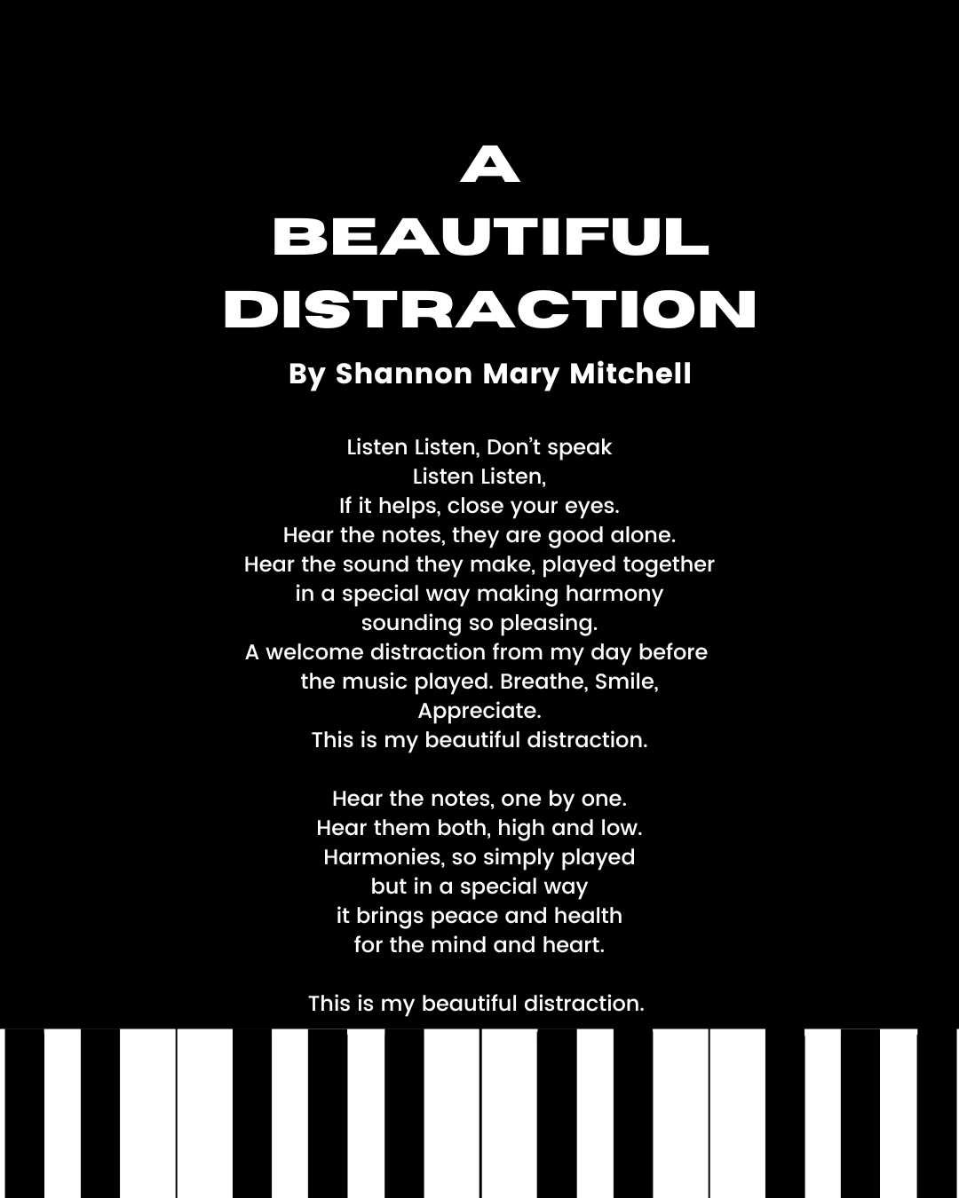A Beautiful Distraction - Shannon Mary Mitchell - Medium