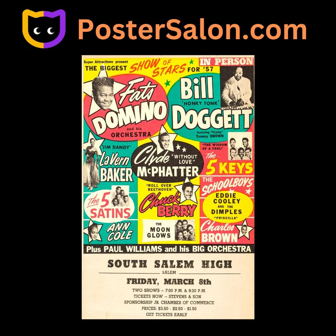 Decade of Decibels: 1950s Concert Poster Collection | by Tim Ransom ...