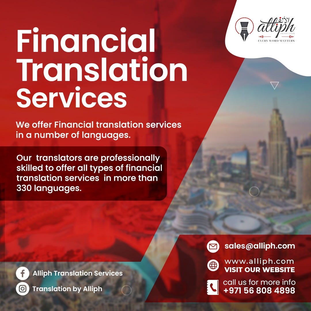 Financial Translation services - Alliphsocial - Medium