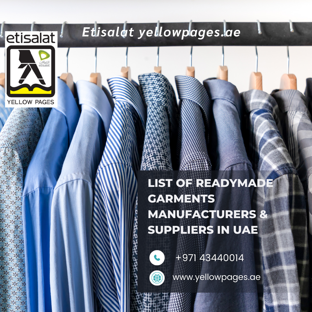 List of Readymade Garments Manufacturers & Suppliers in UAE ...