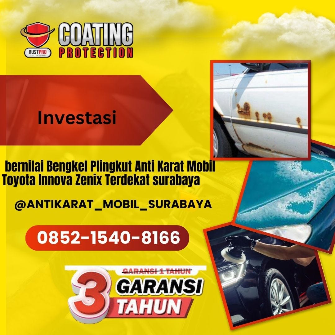 Investasi bernilai Bengkel Plingkut Anti Karat Mobil Toyota Innova ...