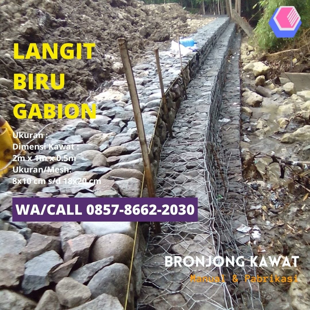 WA 0857–8662–2030, Jual Bronjong Kawat PVC Batang, Kawat Bronjong ...