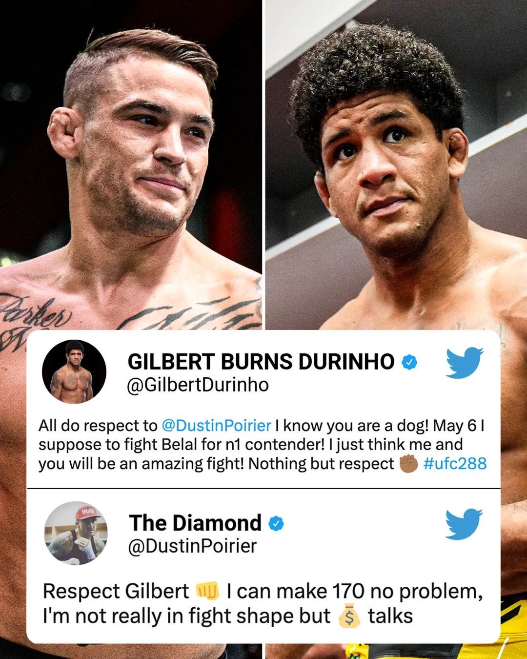 The Battle of the Lightweights: Gilbert Burns vs Dustin Poirier ...