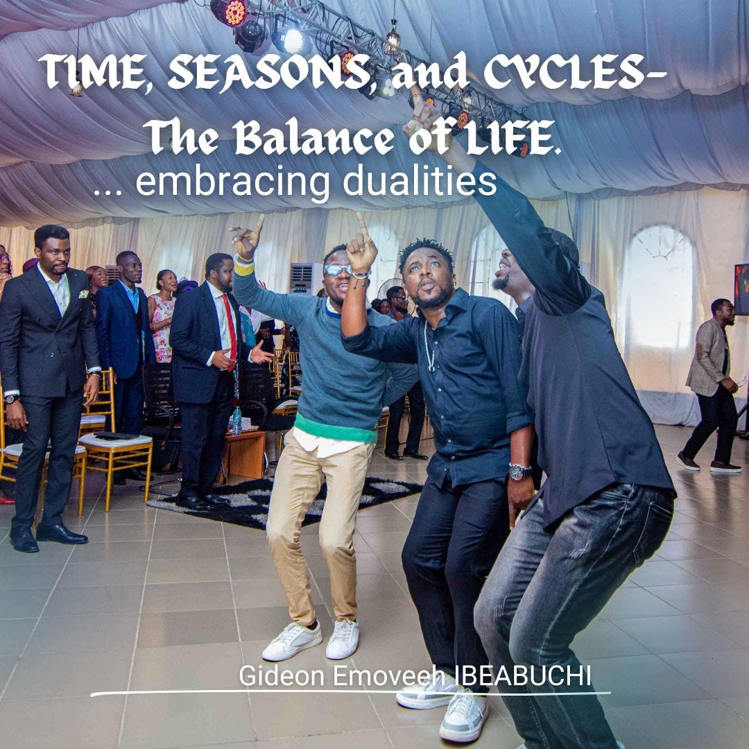TIME, SEASONS, and CYCLES — The Balance of LIFE. | by Gideon Ibeabuchi ...