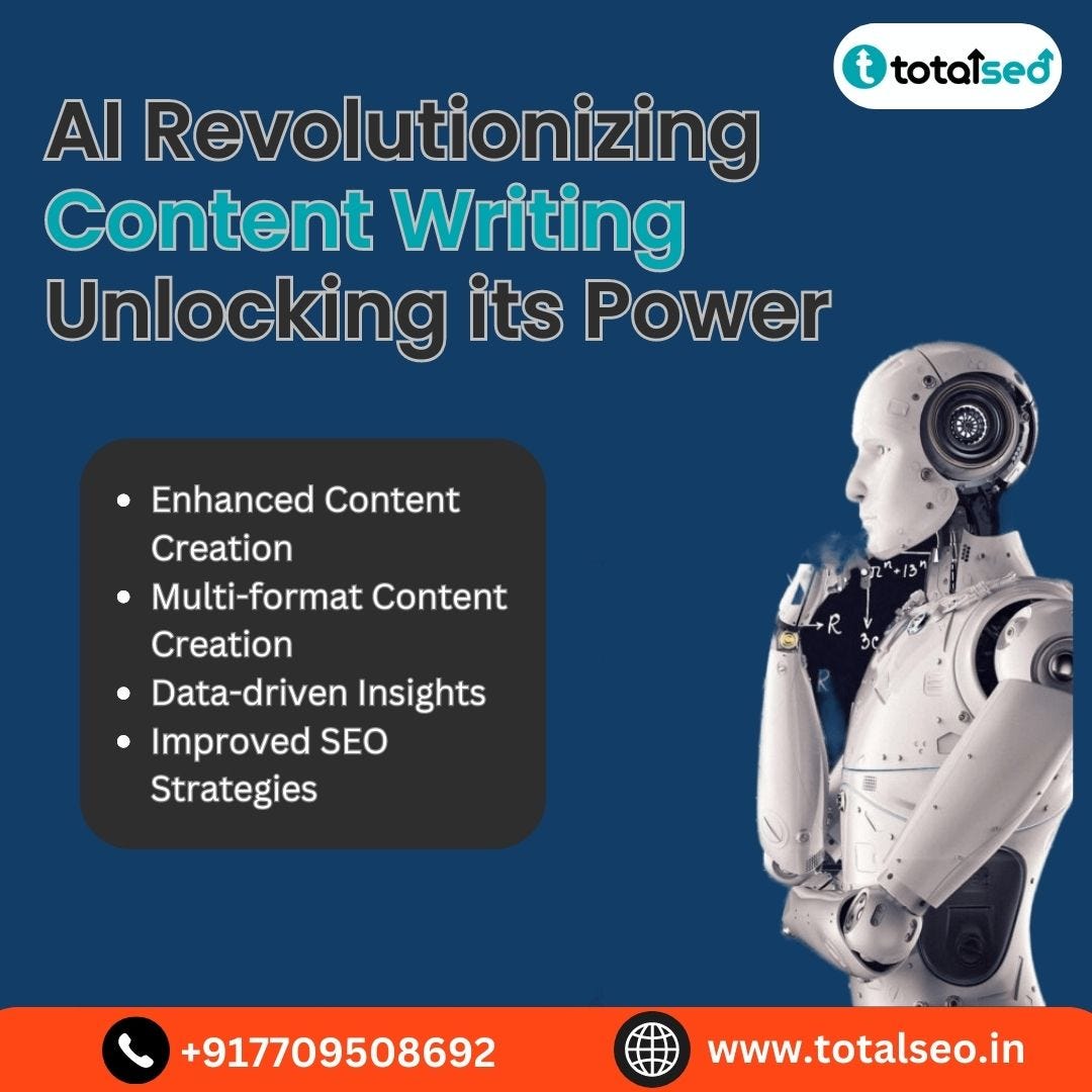 AI Revolutionizing Content Writing Unlocking its Power | by Totalseo92 ...