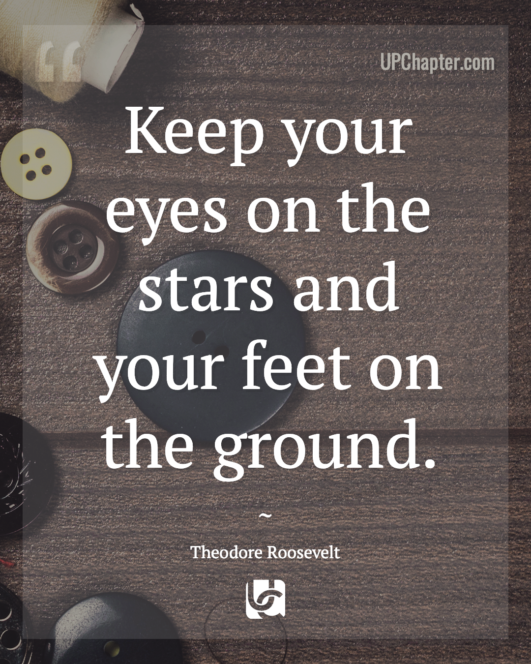 Keep your eyes on the stars and your feet on the ground — Theodore ...