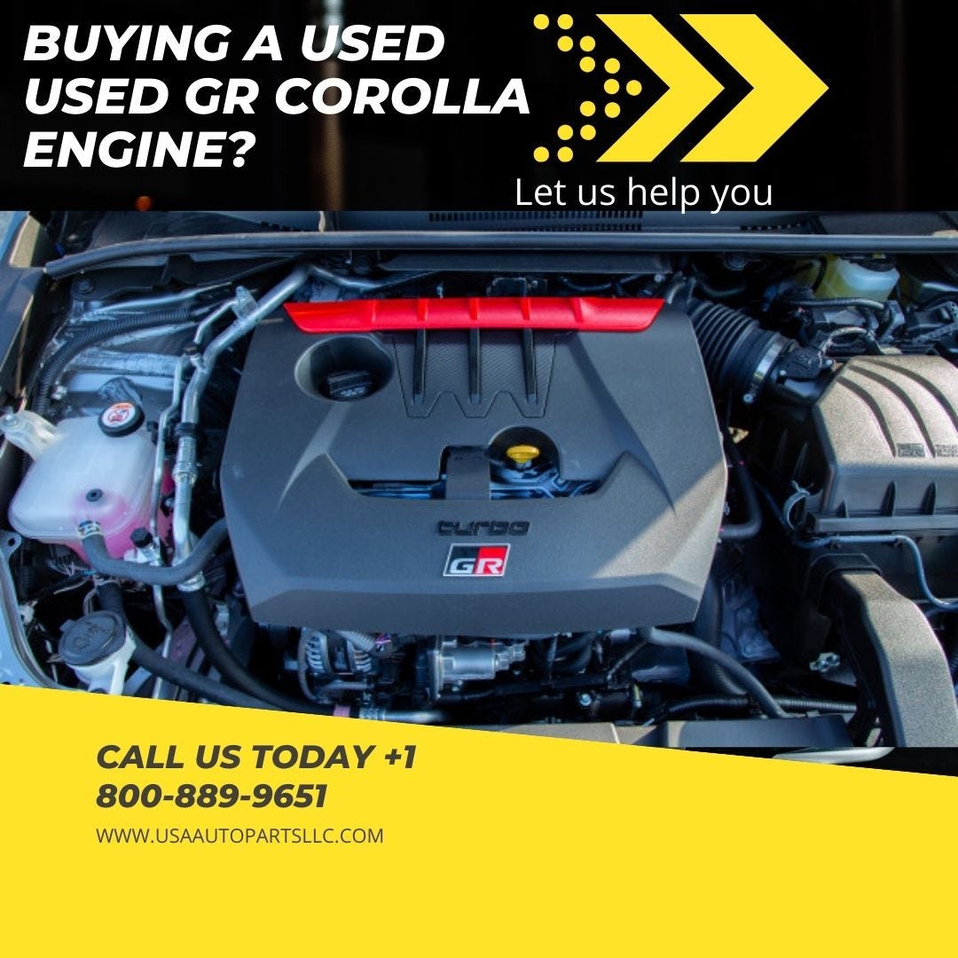 Rev Up Your Ride with a Used Toyota GR Corolla Engine! 🚗💨🔧 - Akasstech ...