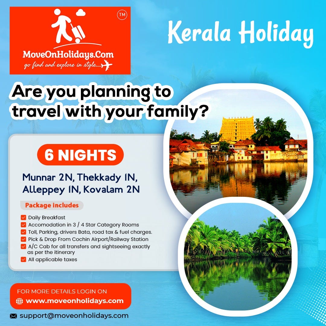 6 𝒏𝒊𝒈𝒉𝒕 𝑨𝒅𝒗𝒆𝒏𝒕𝒖𝒓𝒆 𝒕𝒐𝒖𝒓 𝒑𝒂𝒄𝒌𝒂𝒈𝒆 in Kerala - MoveOnHolidays - Medium