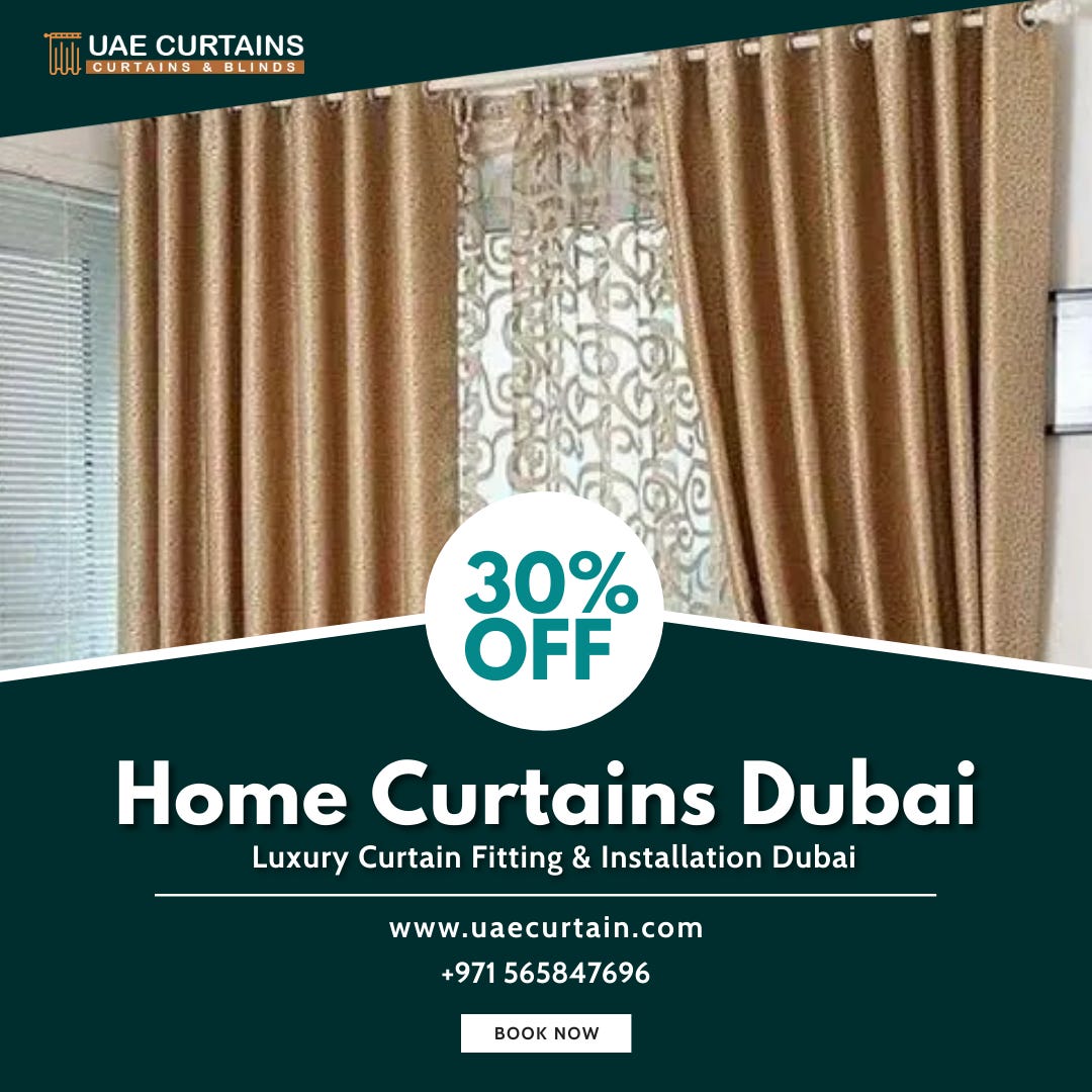 Home Curtains Dubai- Luxury Curtain Fitting & Installation Dubai | by ...