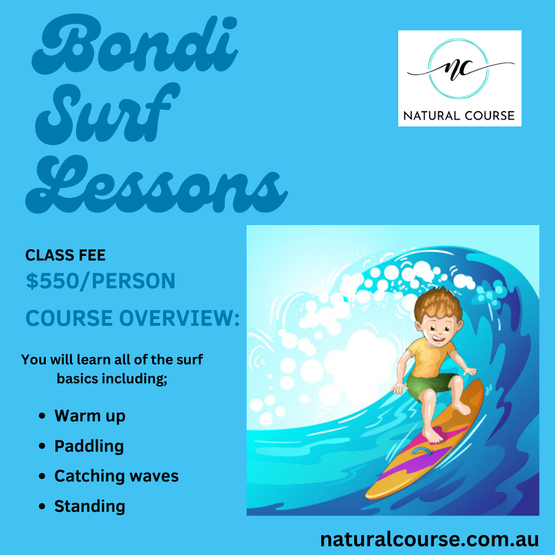 Bondi Surf Lessons - Natural Course - Medium
