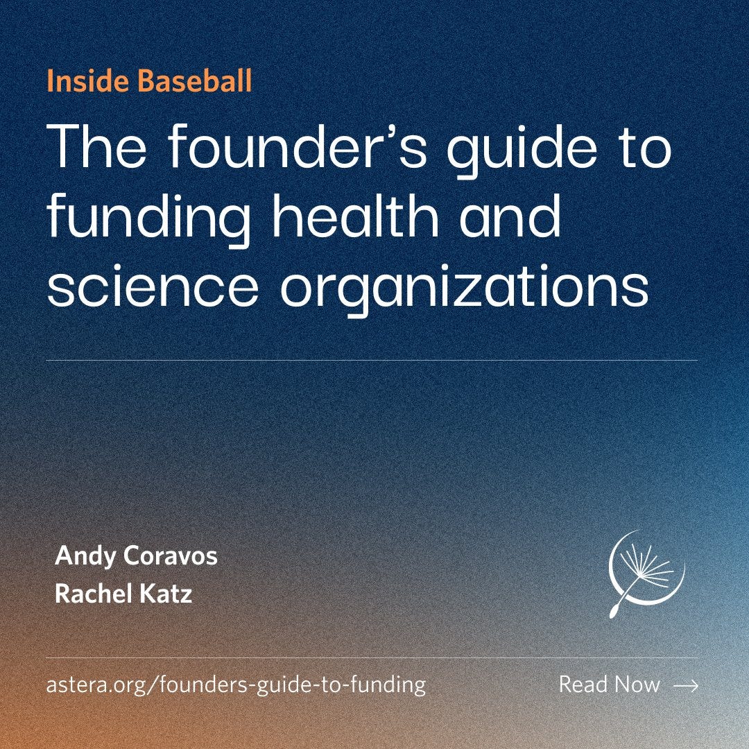 The founder’s guide to funding health and science organizations | by ...