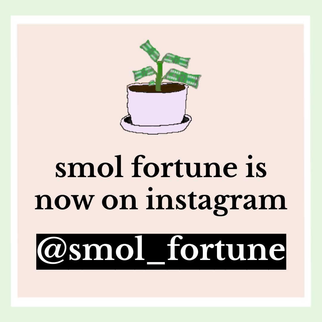 Smol Fortune is now on Instagram! | by Smol Fortune 💰 | Medium