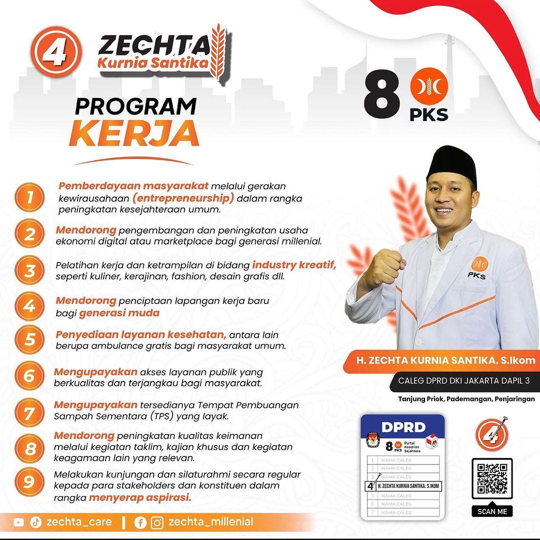 Caleg DPRD DKI Jakarta 2024 H.Zechta Kurnia Santika S.ikom | by Calegjakartautara | Dec, 2023 ...