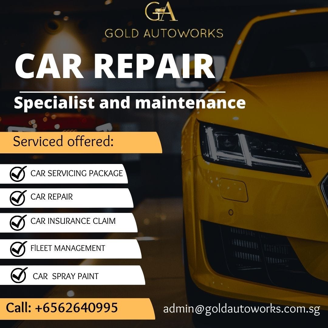 Car Repair Specialist and Maintenance | Gold Autoworks Singapore - Gold ...