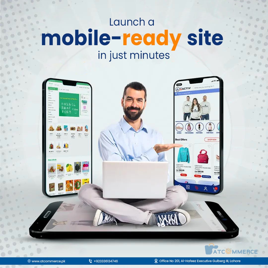 Create Your Online Store in Seconds & Start Selling now - Atcommerce ...