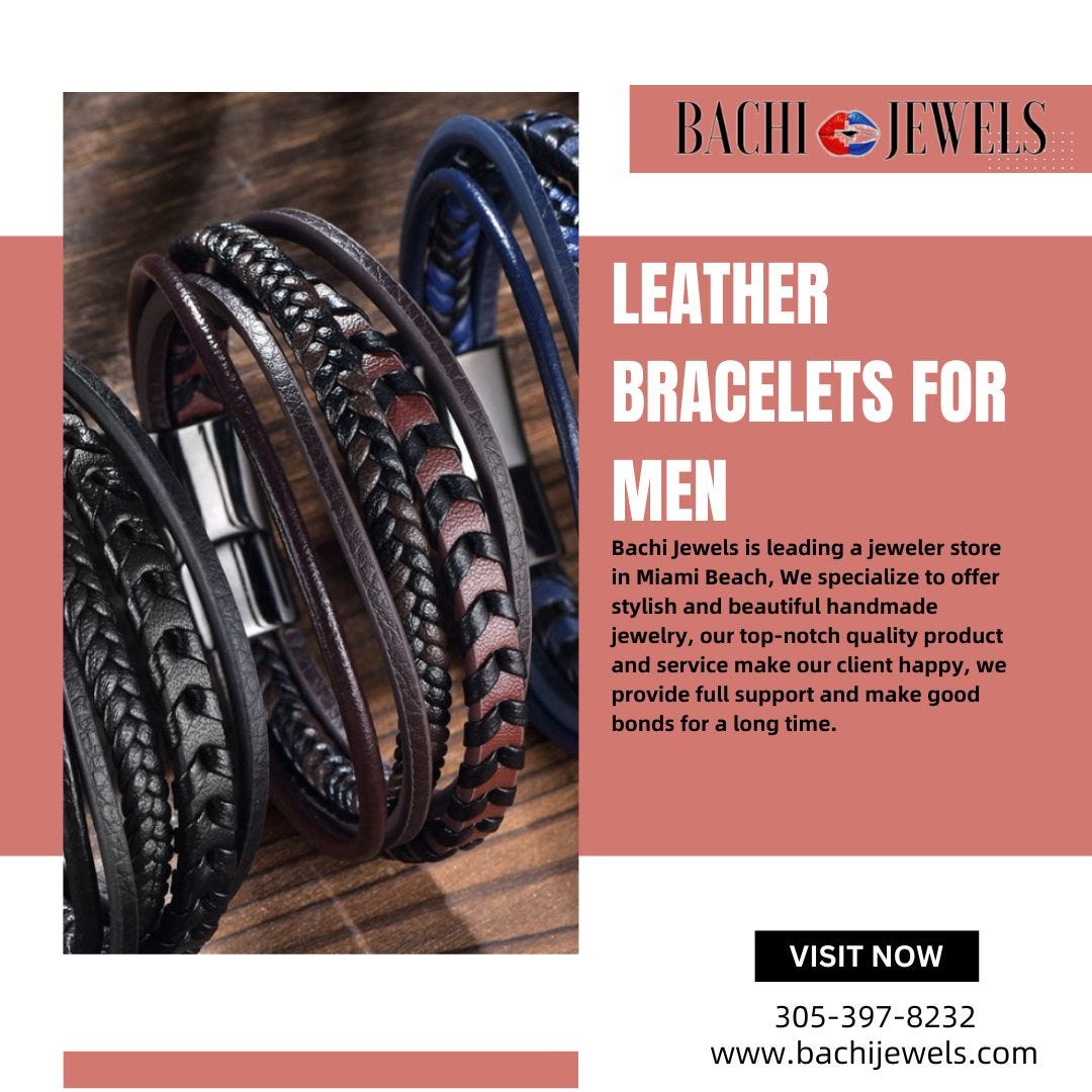 Stylish Leather Bracelets for Men: Rugged Sophistication Redefined ...