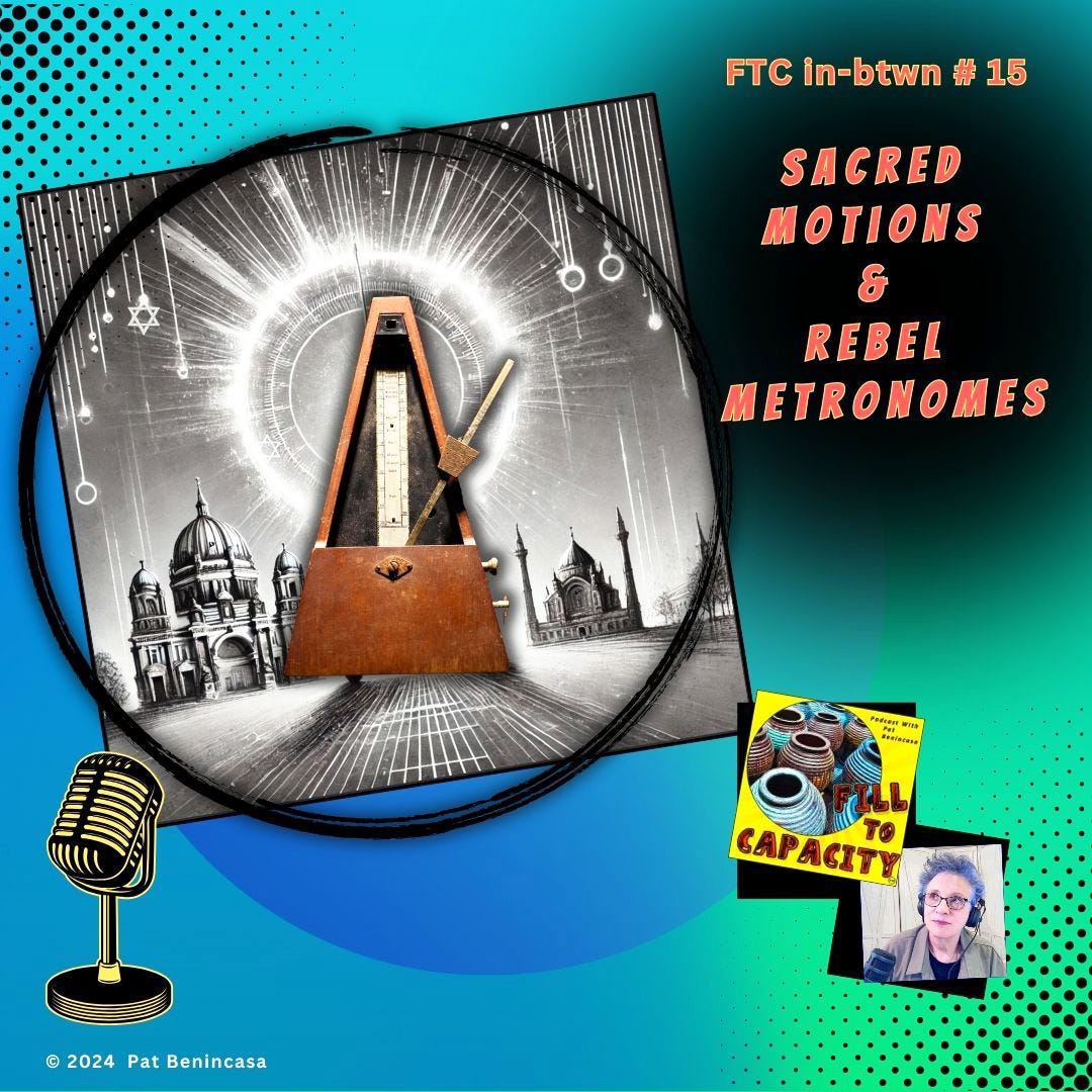 Sacred Motions and Rebel Metronomes | by Pat Benincasa | Dec, 2024 | Medium