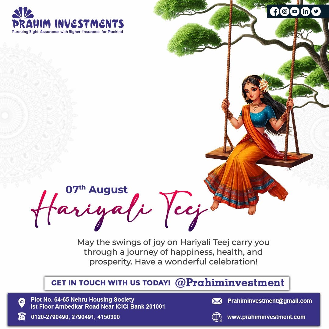 Happy Hariyali Teej! - Prahiminvestments - Medium
