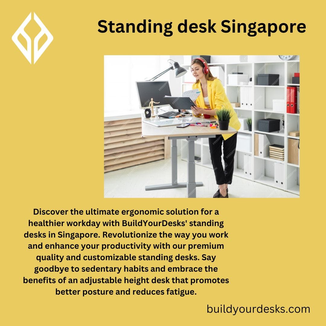 Standing desk Singapore - Build Yourdesk - Medium