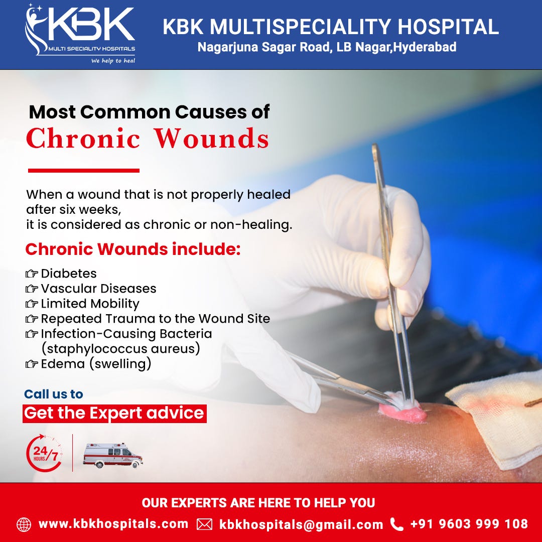 Chronic Wounds Treatment and the Most Common Causes of Chronic Wounds ...