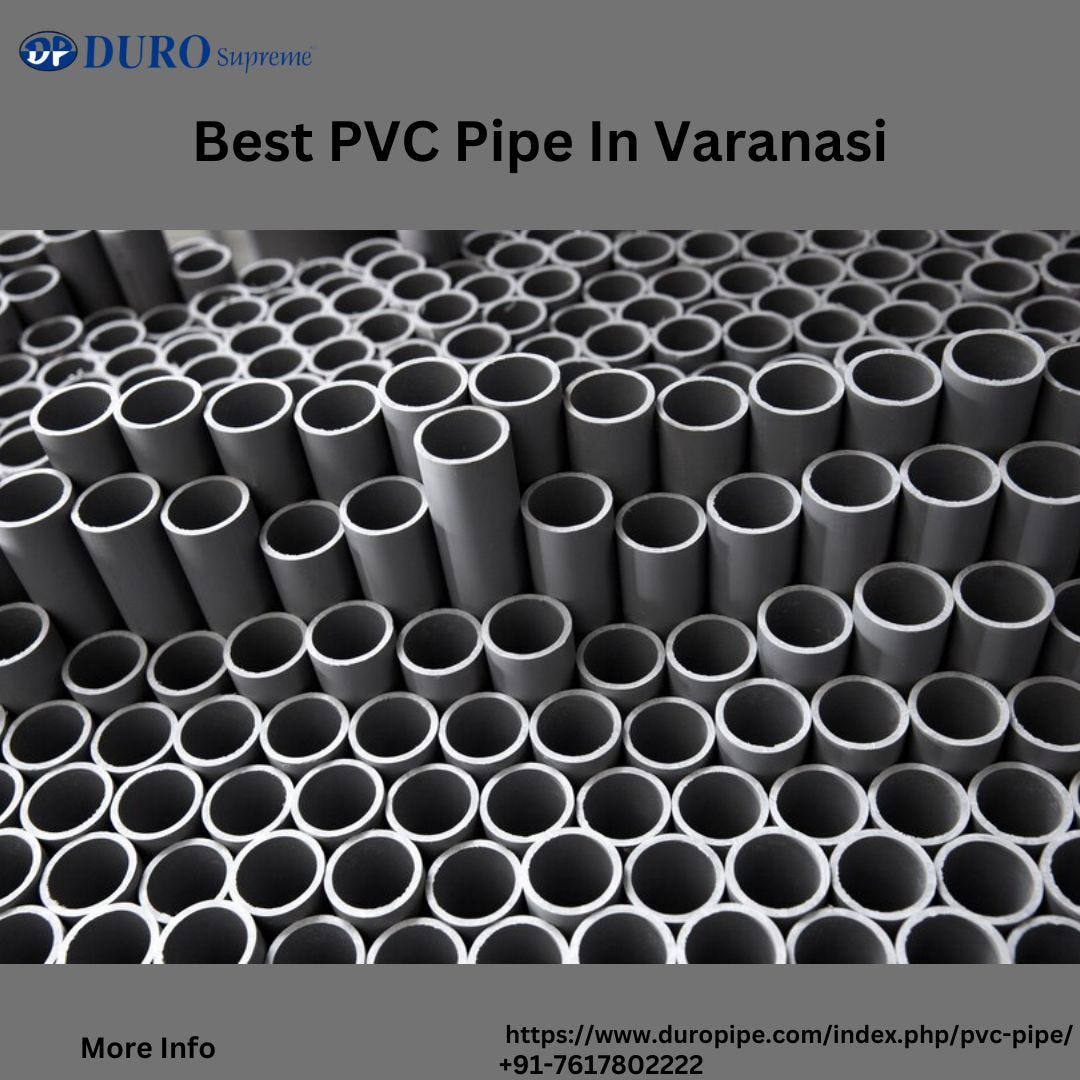 Best PVC Pipe In Varanasi | DuroPipe - Duropipe - Medium