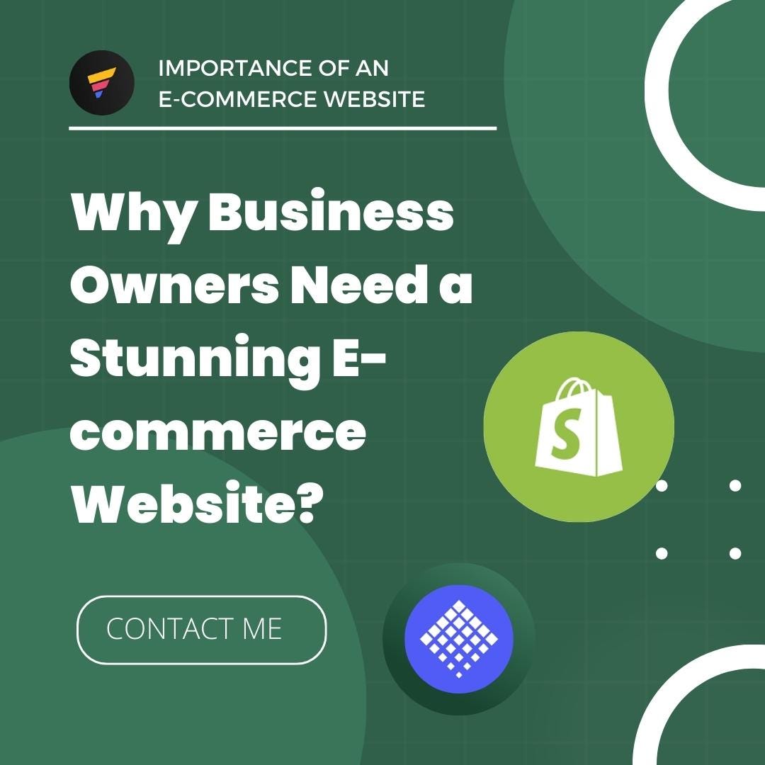 Why do Business Owners Need a Stunning E-commerce Website? - Jakia ...